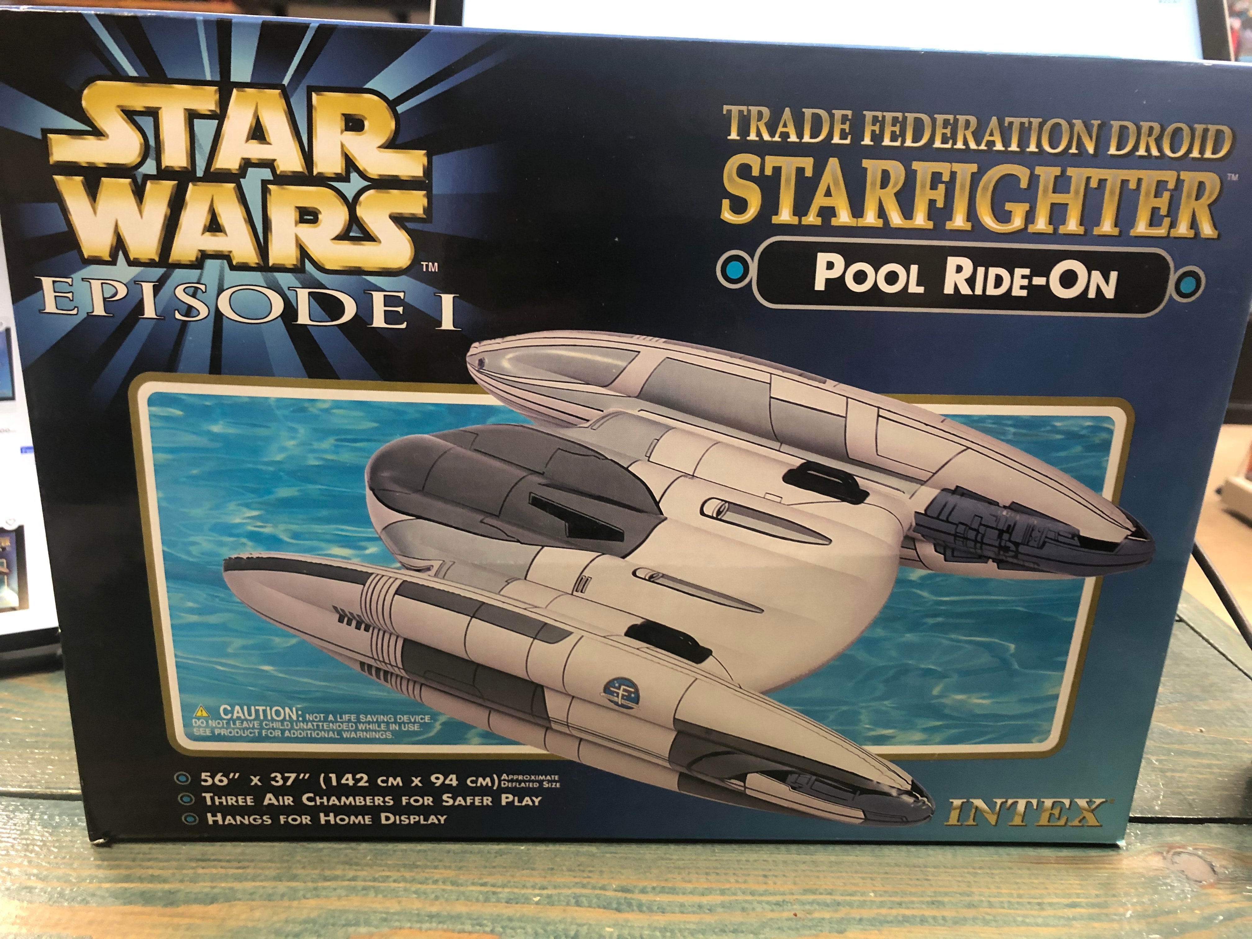 Star Wars Episode 1 Trade Federation Droid Starfighter Pool Ride-On ...
