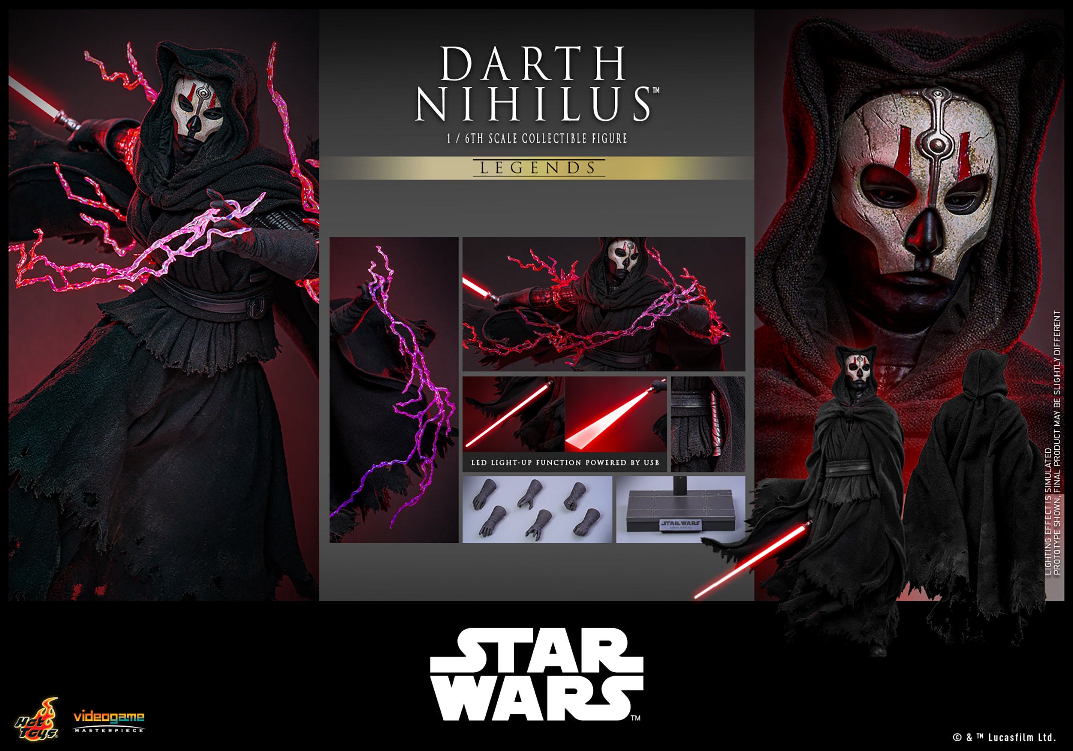 Darth Nihilus™ Sixth Scale Figure PRESALE Apr 2026 - Sep 2026 | Batcave ...