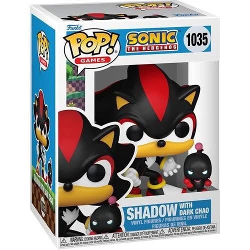 Sonic The Hedgehog Shadow Funko Pop! Vinyl Figure with Dark Chao Buddy ...