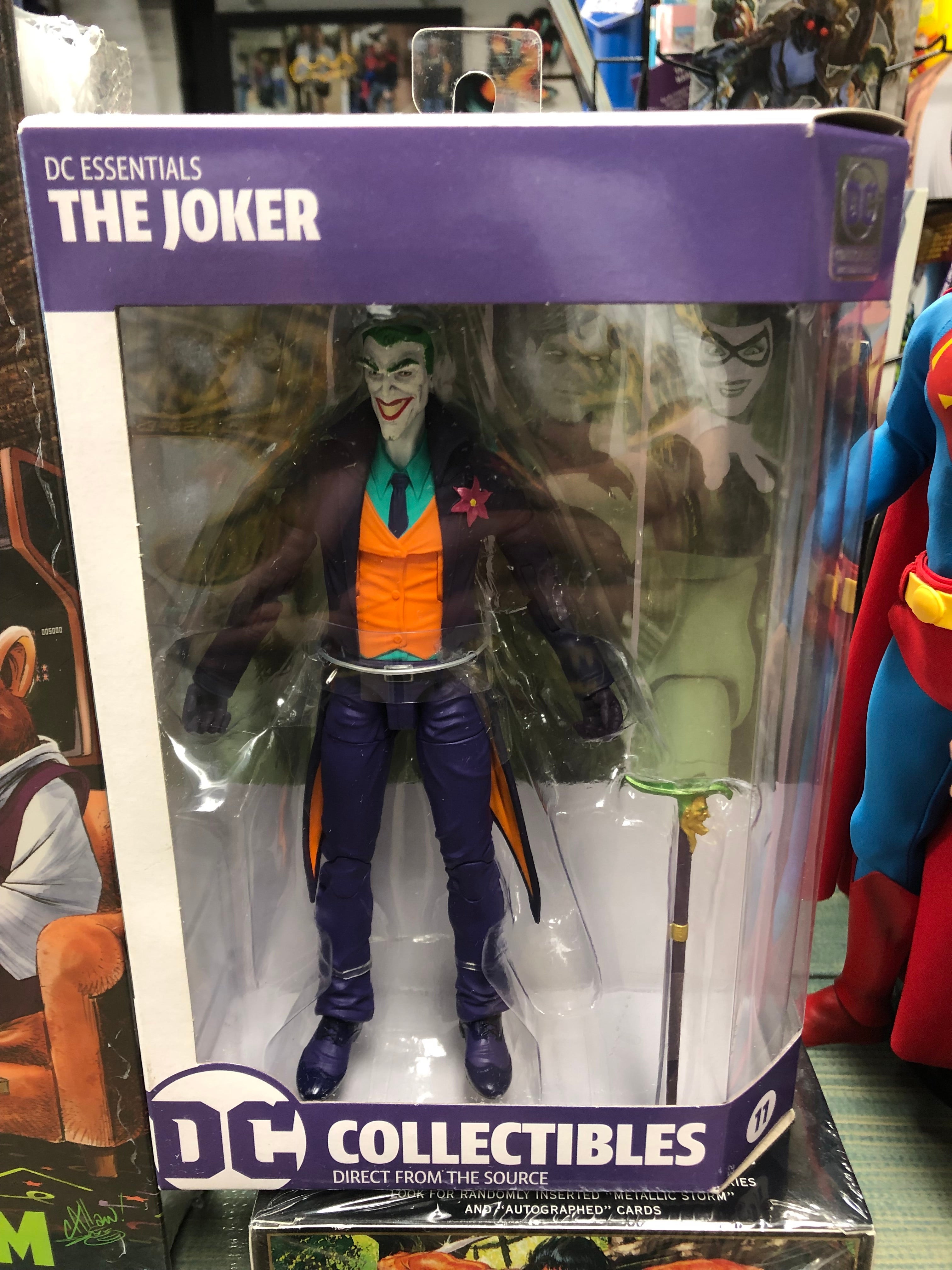 DC Essential Joker 7 inch action figure | Batcave Treasures and Toys