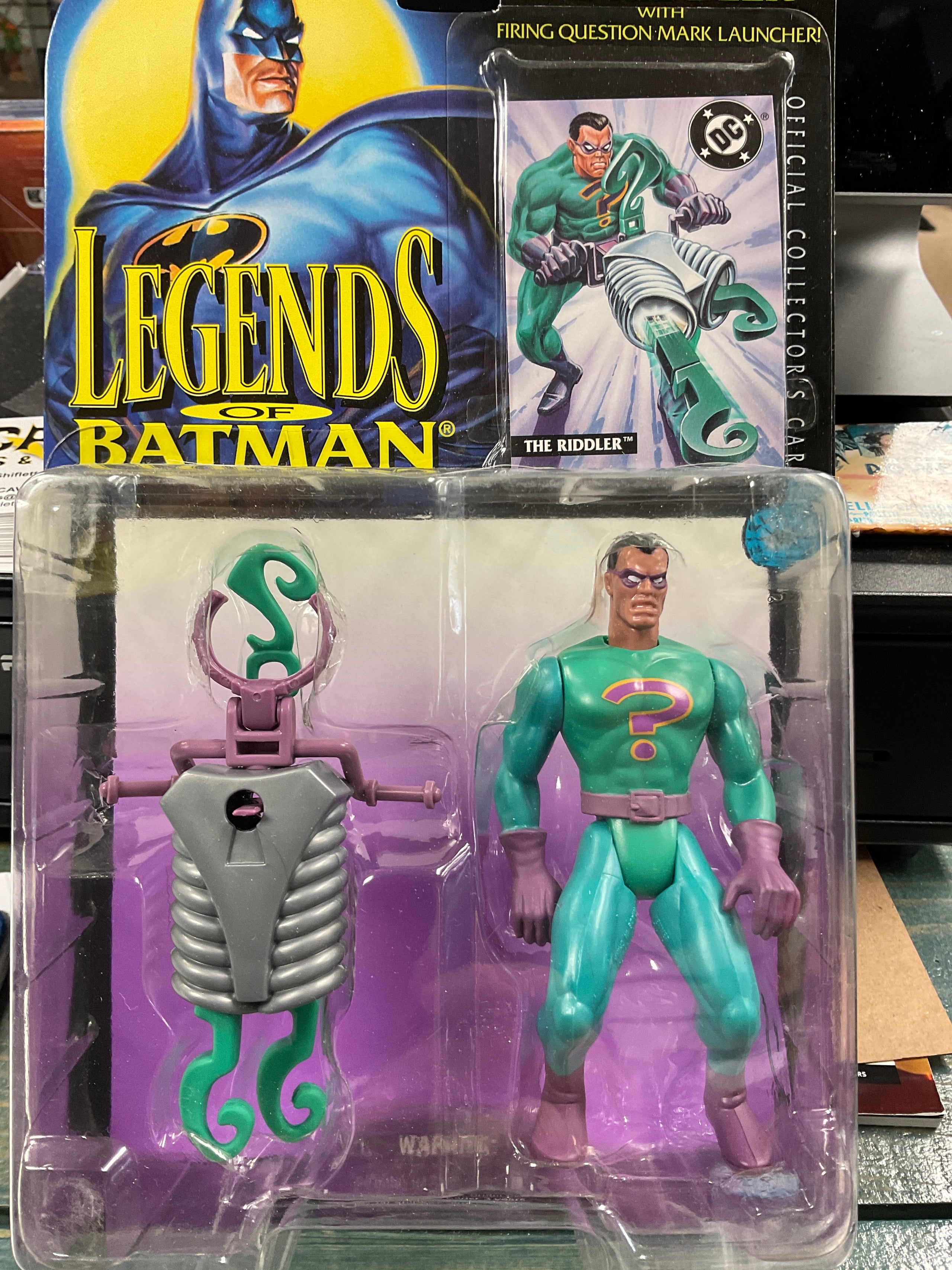 Legends of Batman:The Riddler Action Figure | Batcave Treasures and Toys
