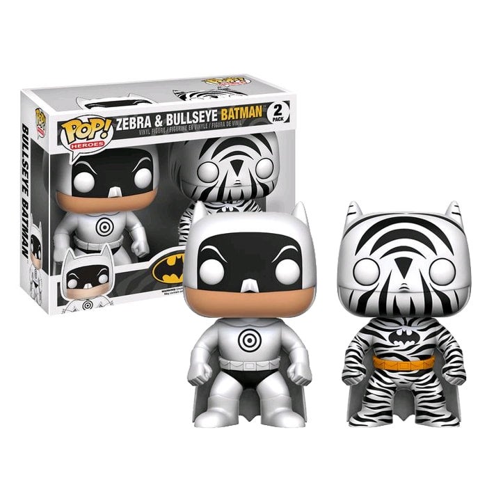 DC Funko Pop! Heroes Zebra & Bullseye Batman Vinyl Figure 2-Pack ...