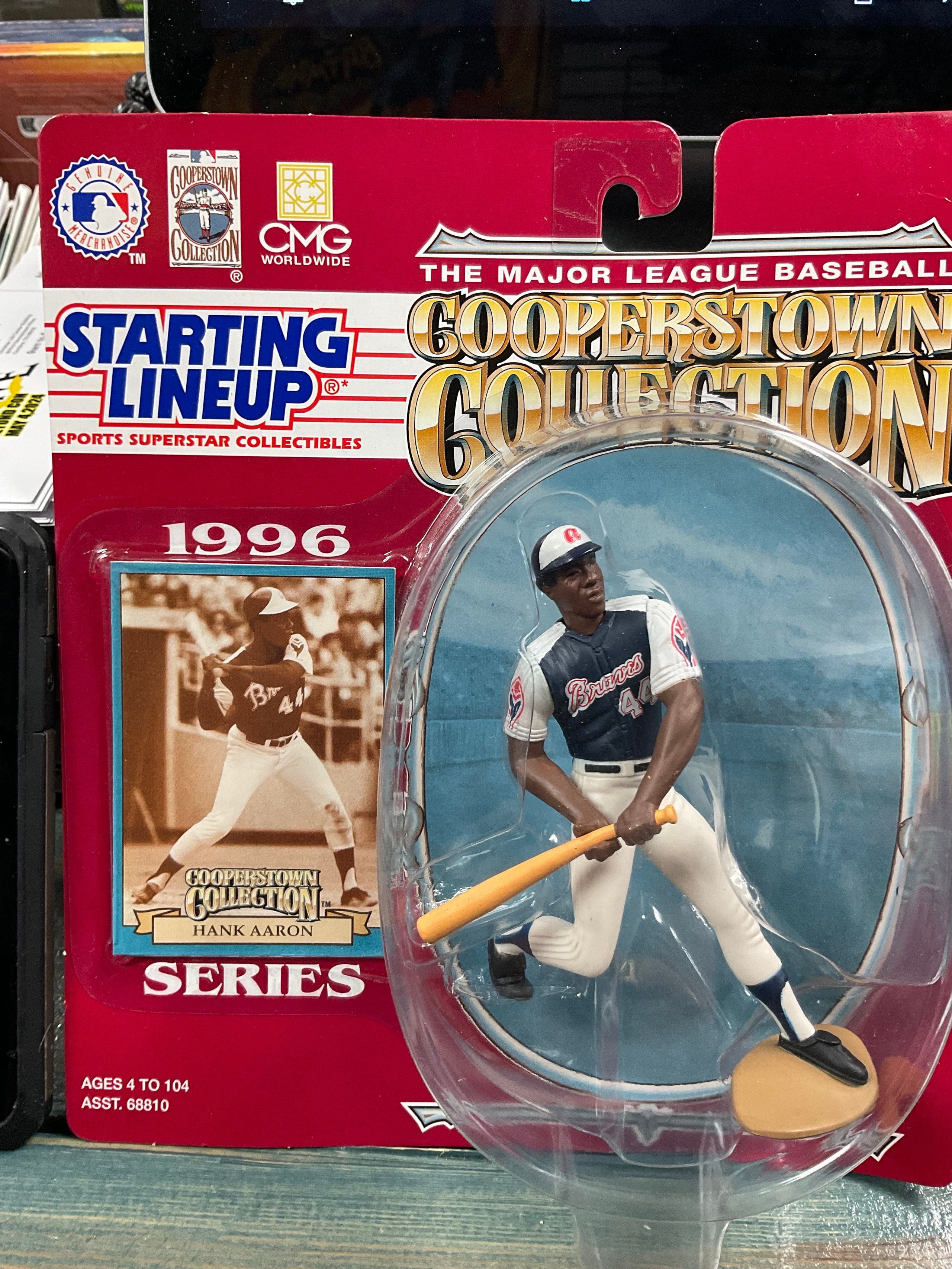 Starting Lineup 1996 Series Hank Aaron Action Figure | Batcave ...