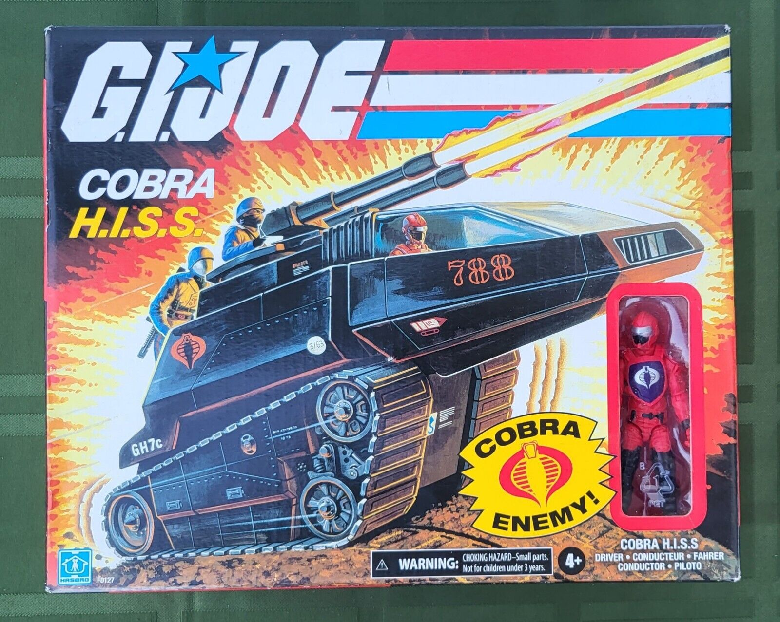 G.I. Joe Retro Cobra H.I.S.S. Vehicle Action Figure | Batcave Treasures ...