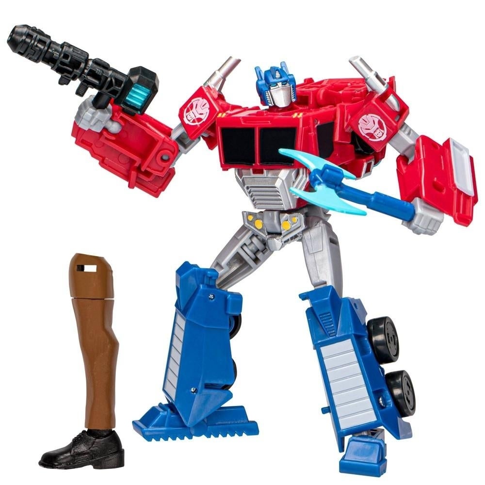 Transformers Earthspark Optimus Prime Build-a-Figure Action Figure ...