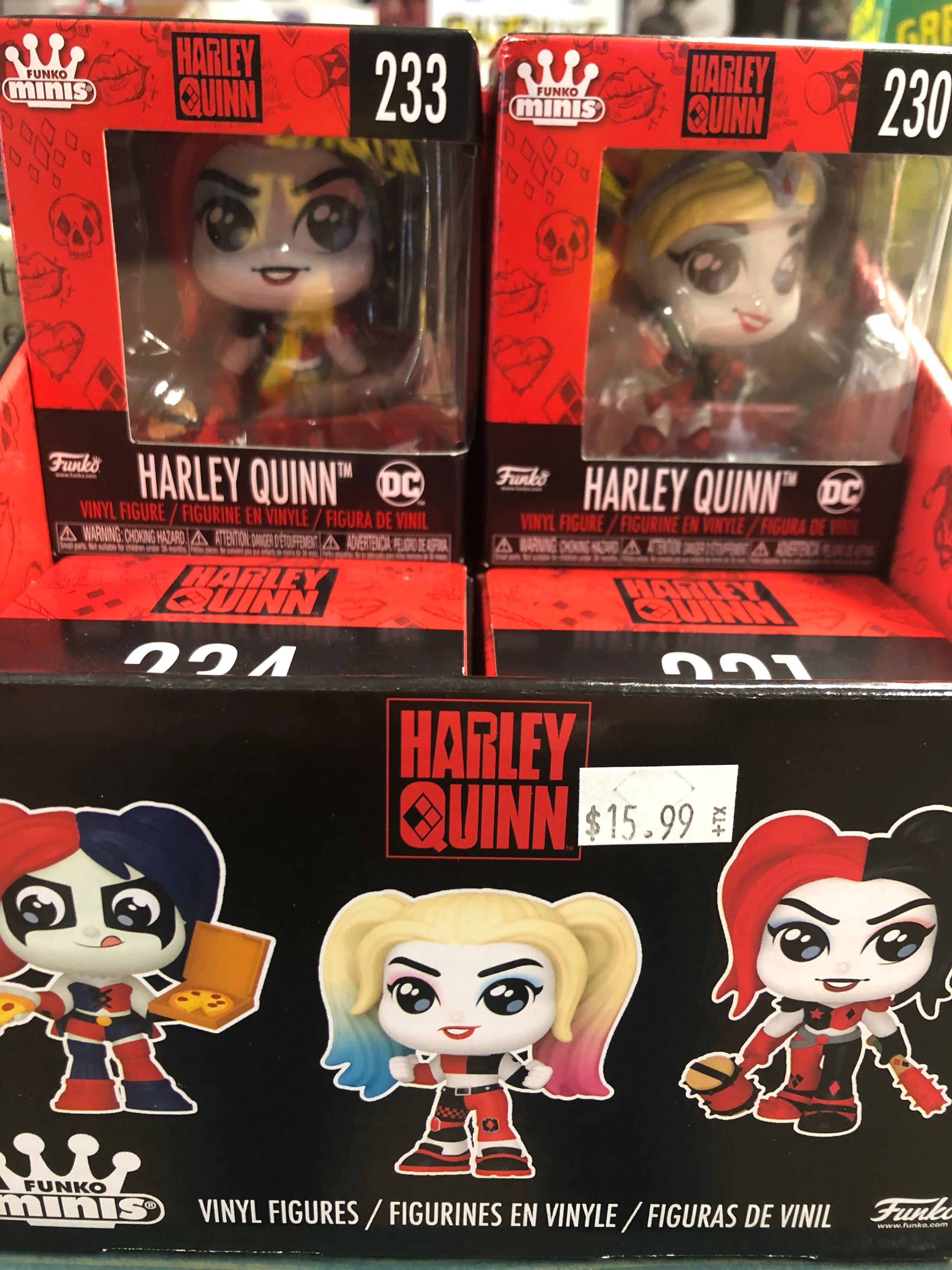 Funko Minis Harley Quinn Harley Quinn Diamond Collection Vinyl Figure ...
