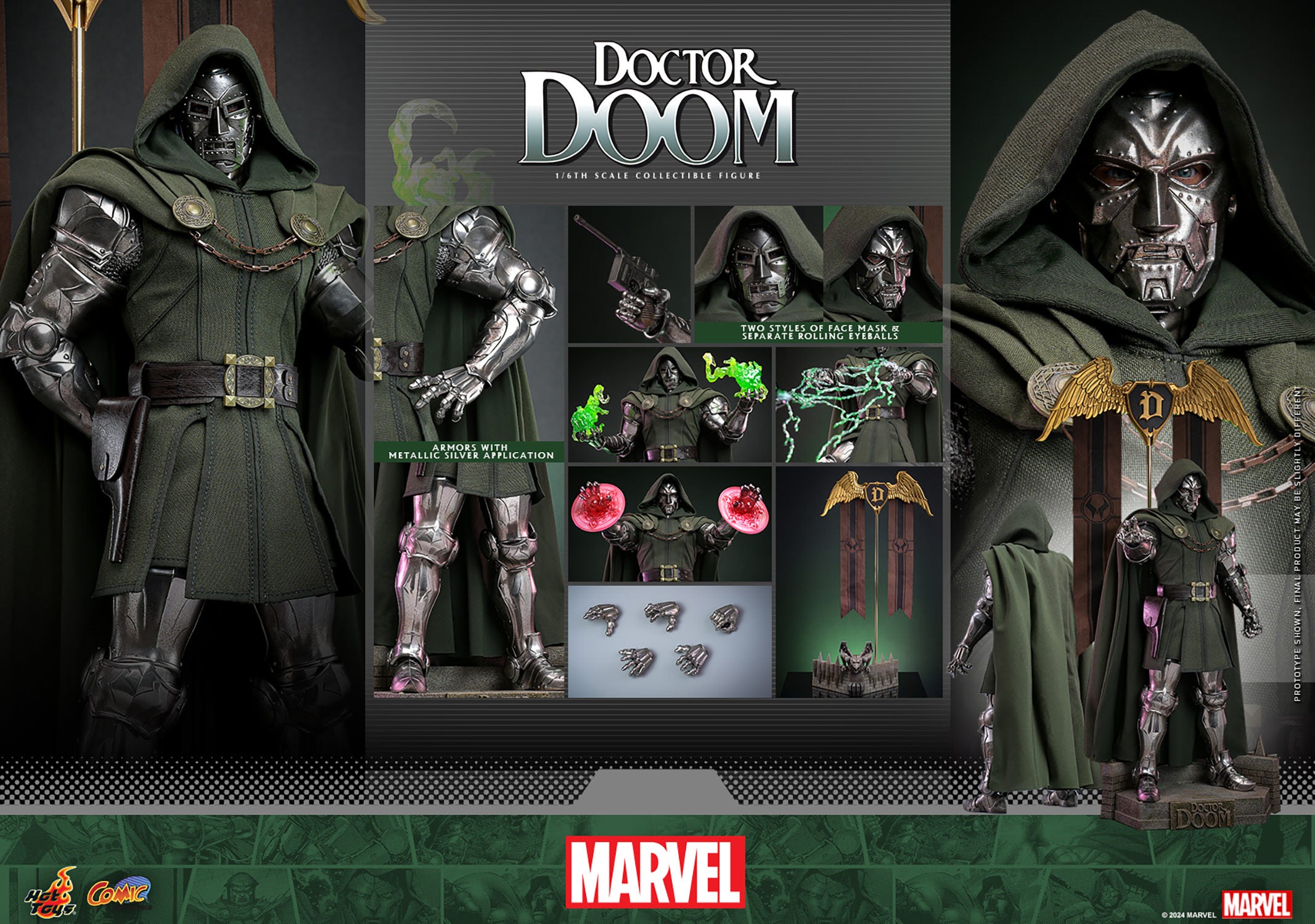 Doctor Doom Sixth Scale Figure Hot Toys PRESALE Jul 2025 - Dec 2025 ...