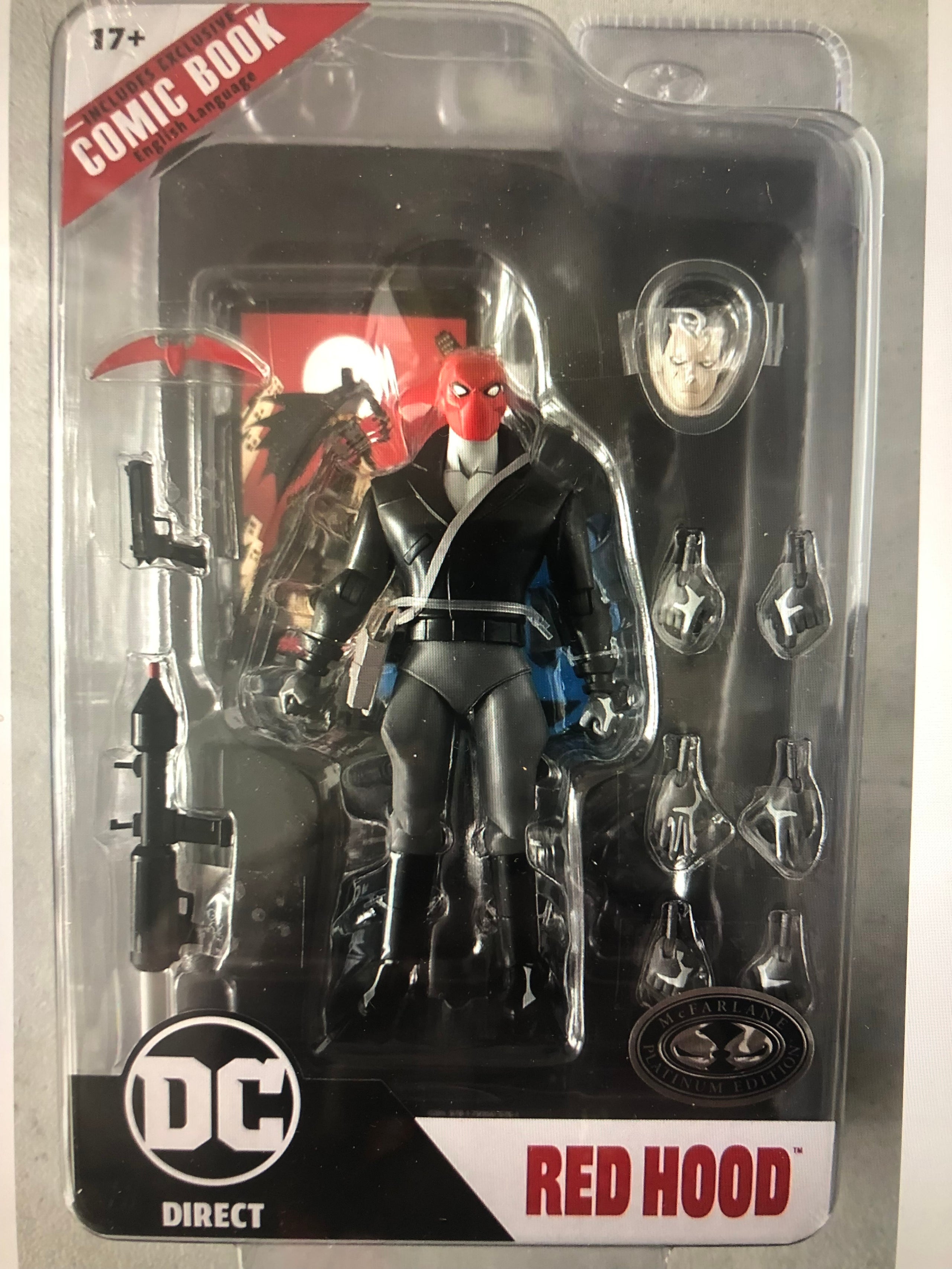 McFarlane Toys - DC Direct Page Punchers Red Hood PLATINUM EDITION (Batman: The Adventures ...