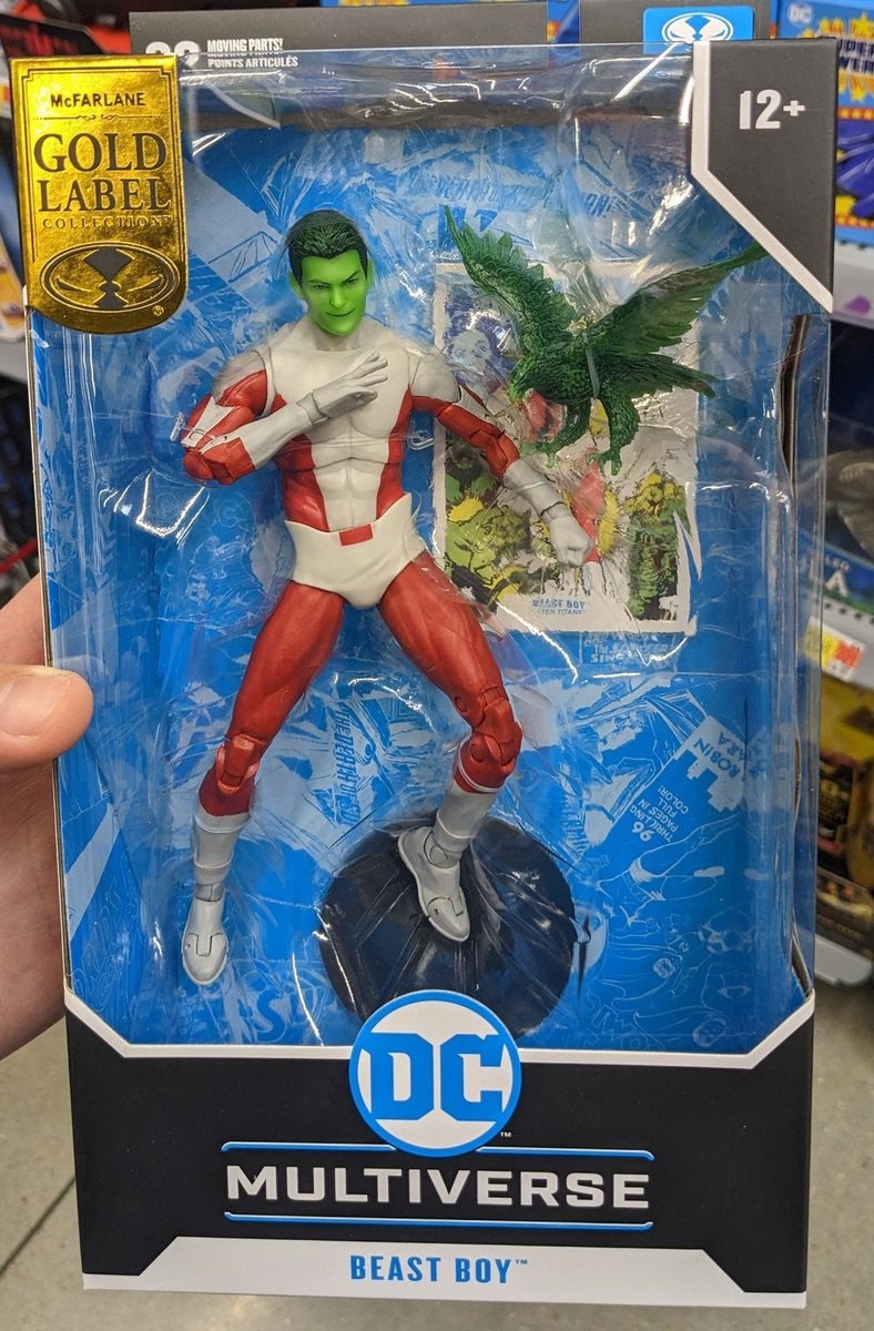 DC Multiverse Gold Label Teen Titans Beast Boy Action Figure | Batcave ...