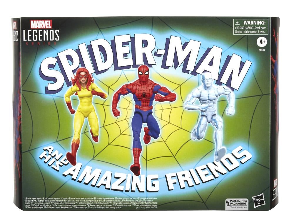 Spider-Man and His Amazing Friends Marvel Legends Exclusive Three-Pack ...