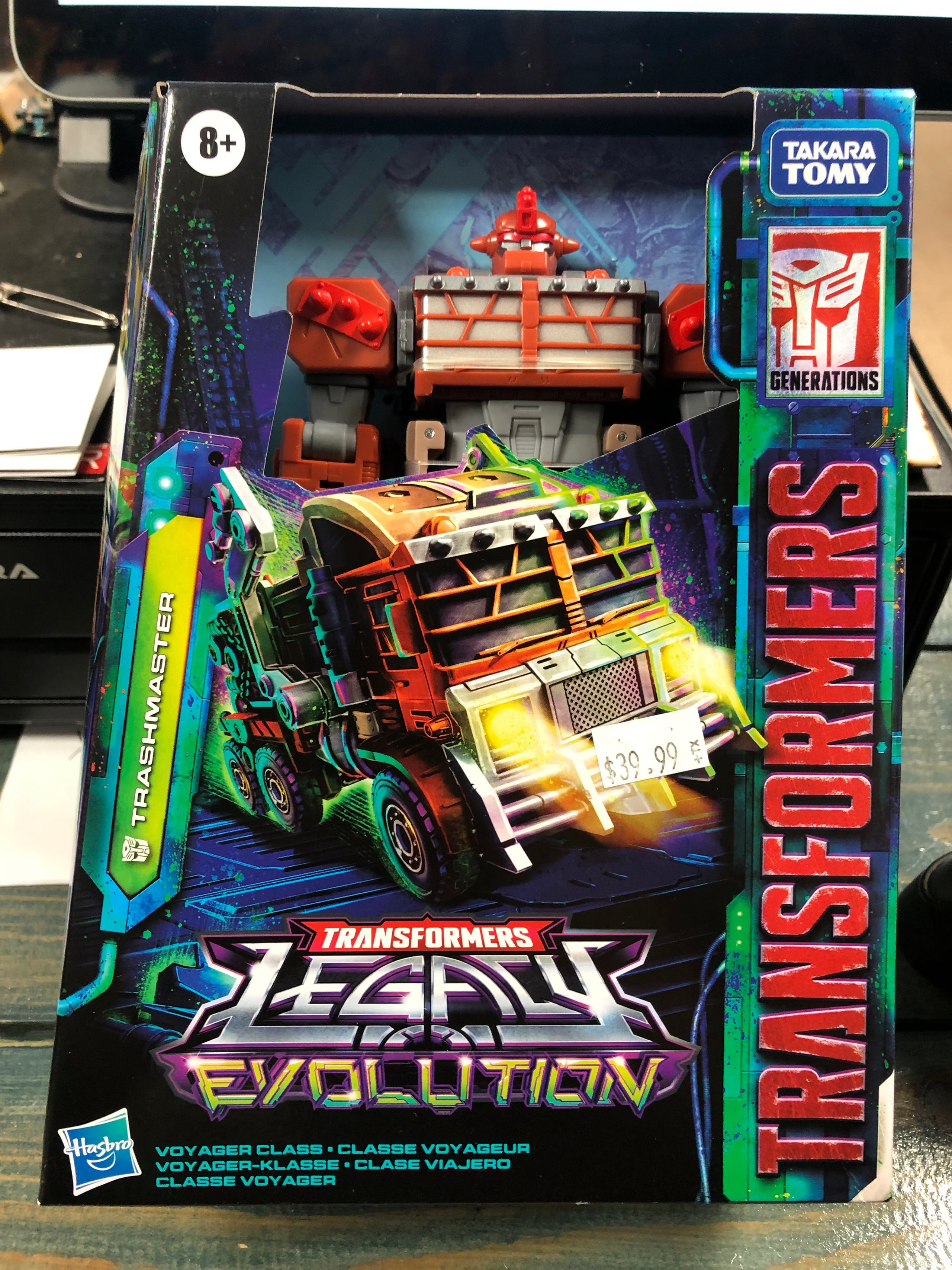 Transformers Toys Legacy Evolution Voyager Class Trashmaster | Batcave Treasures and Toys