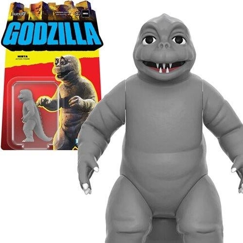 Godzilla Minya (Light Blue) 3 3/4-Inch Reaction Figure | Batcave ...