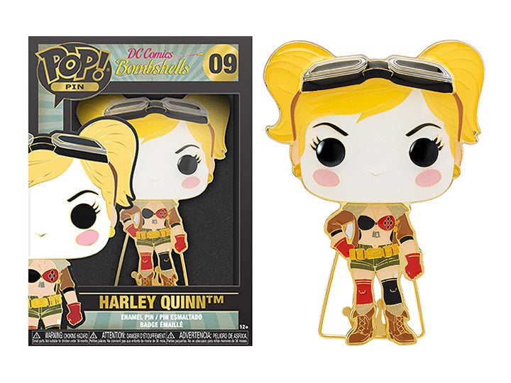 Funko Pop! Enamel Pin: DC Comics: Harley Quinn bombshell | Batcave ...